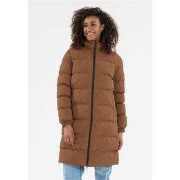 Steppmantel WHISTLER "Abella", Damen, Gr. 36, braun, 100% Polyester, unifarben, lang, ohne Ausschnitt, Mäntel, mit atmungsaktiver Eigenschaft
