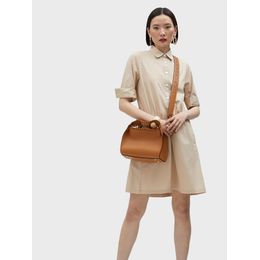 Lola Casademunt Shirt-Kleid Damen Gr&ouml;&szlig;e 34 beige Winterkleid