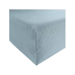 REDBEST Single-Jersey Spannbettlaken San Francisco in hellblau | Gr.: 90x190 cm - 100x200 cm