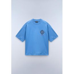 Napapijri T-Shirt "S-Irto Ss W" in Blau | Gr.: XXL