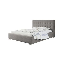Höffner Polsterbett mit Stauraum Crawley ¦ grau ¦ Maße (cm): B: 140 H: 104 » Höffner