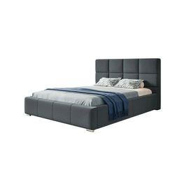 Höffner Polsterbett mit Stauraum Poole grau Maße (cm): B: 140 H: 104 » Höffner