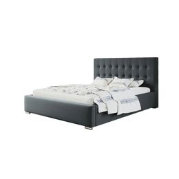 Höffner Polsterbett mit Stauraum Crawley ¦ grau ¦ Maße (cm): B: 160 H: 104 » Höffner