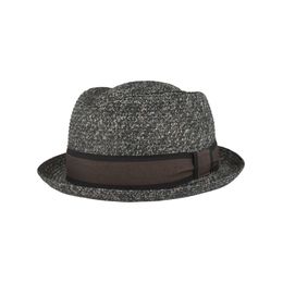 BREITER Strohhut in blau | Gr.: XL