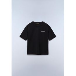 Napapijri Shirt "K S-Ahr Ss" in Schwarz | Gr.: 110/116