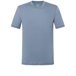 super.natural Merino T-Shirt M ESSENTIAL SS in Grau-Blau | Gr.: XL