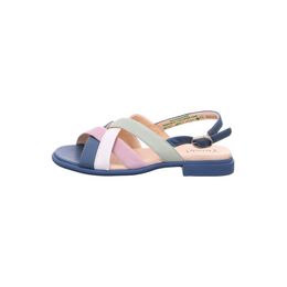 Think! Leder-Sandalen in Blau/ Rosa/ Wei&szlig; | Gr.: 39