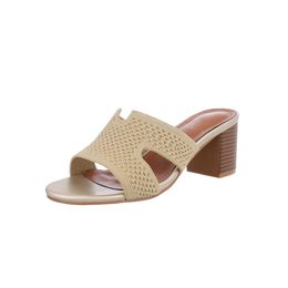 Ital-Design High-Heel Sandalette in Gold | Gr.: 40