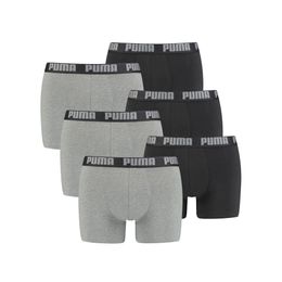 Boxershorts Puma BASIC BOXER 2P in 691 - dark grey melange / black | Gr.: XL