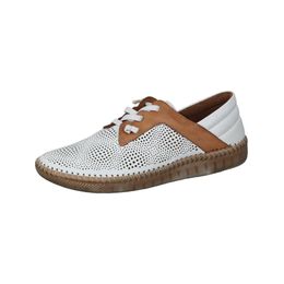 Manitu Sportliche Halbschuhe, Slipper in cognac | Gr.: 42