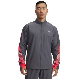 Under Armour Softshelljacke "Velociti Storm Jacke" in Grau | Gr.: L