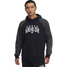 Under Armour Hoodie "Rival Cb Hood Fleece" in Schwarz | Gr.: 3XL