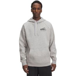 Under Armour Hoodie "Rival Fleece Hbr Logo Hd" in Grau | Gr.: 3XL