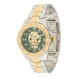 Philipp Plein Uhr Herren Größe One Size gold / grün / silber