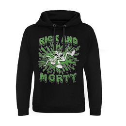 Rick and Morty Hoodie in Schwarz | Gr.: M