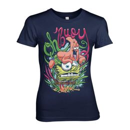 Spongebob Shirt in Blau | Gr.: XXL