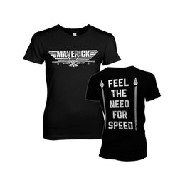 Top Gun Shirt in Schwarz | Gr.: XXL