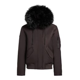 Khujo Jacke 'Tyla' Damen Gr&ouml;&szlig;e L dunkellila Winterjacke
