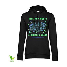 Rick and Morty Hoodie in Schwarz | Gr.: M