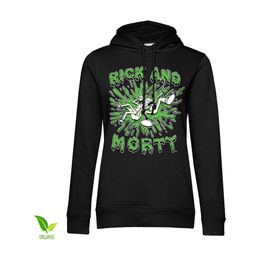 Rick and Morty Hoodie in Schwarz | Gr.: M