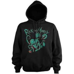 Rick and Morty Hoodie in Schwarz | Gr.: L