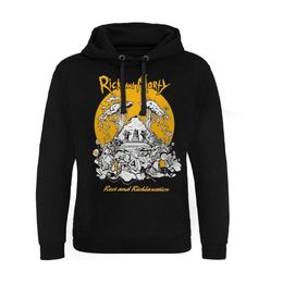 Rick and Morty Hoodie in Schwarz | Gr.: XL