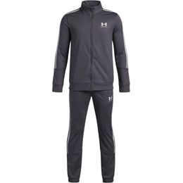 Under Armour Trainingsanzug "Icon Knit Tracksuit" in Grau | Gr.: L