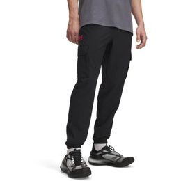 Under Armour Cargohose "Vibe Woven Cargo Pants" in Schwarz | Gr.: L