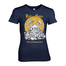 Rick and Morty Shirt in Blau | Gr.: XXL