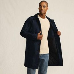 LANDS' END Kurzmantel, Herren,  Blau, Polyester, by Lands' End