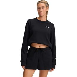 Under Armour Longsleeve "Rival Terry Crew" in Schwarz | Gr.: M