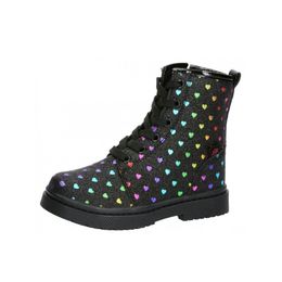 Lico Schnürstiefel Isalie Herzchen in Schwarz | Gr.: 32