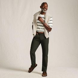 LANDS' END Classic Fit Cordhose, Herren,  Braun, Elasthan/Baumwoll-Mischung, by Lands' End
