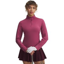 Under Armour Longsleeve "Drive 1/4 Zip" in Rot | Gr.: XS