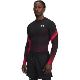 Under Armour Longsleeve "Heatgear Sub Crew Longsleeve" in Rot | Gr.: 3XL