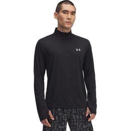 Under Armour Longsleeve "Launch 1/4 Zip" in Schwarz | Gr.: L