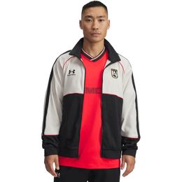 Under Armour Longsleeve "96 Terrace Full-Zip" in Weiß | Gr.: XXL