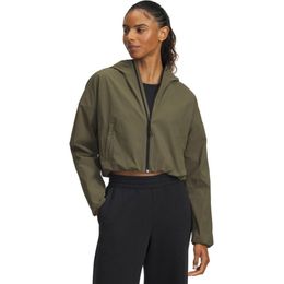 Under Armour Longsleeve "Unstoppable Woven Rstop Longsleeve" in Grün | Gr.: L