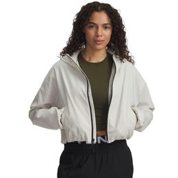 Under Armour Longsleeve "Unstoppable Woven Rstop Longsleeve" in Weiß | Gr.: XL