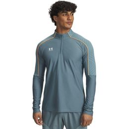 Under Armour Longsleeve "Challenger Pro Midlayer" in Blau | Gr.: M