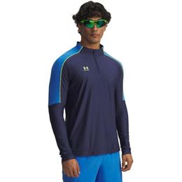 Under Armour Longsleeve "Challenger Pro Midlayer" in Blau | Gr.: S