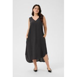 Kaffe curve Kleid KCmille A-shape in Black Oyster | Gr.: 50