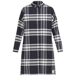 Tom Tailor Flanell Nachthemd Xanthi in grau-dunkel-Karo | Gr.: 40