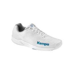 Kempa Hallen-Sport-Schuhe Wing 2.0 in wei&szlig;/deep blau | Gr.: 14