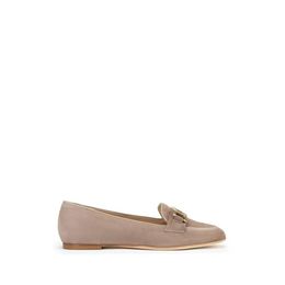 Wittchen Damenschuhe Mokassins Aus Leder Mit Flachem Absatz in Beige | Gr.: 40