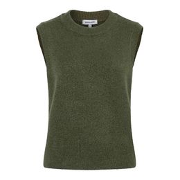 More & More More & More softer Rundhals-Strickpullunder in olive leaf | Gr.: 44