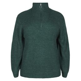 Flash by Zizzi Pullover 'Fllola' Damen Gr&ouml;&szlig;e 9XL/10XL tanne
