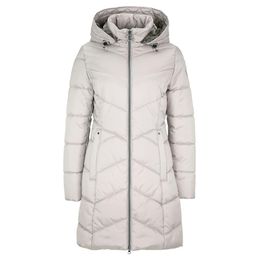 Betty Barclay Outdoorjacke mit abnehmbarer Kapuze in Silver Cloud | Gr.: 36