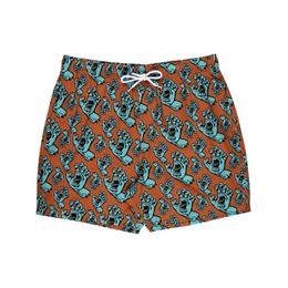 Santa Cruz Badeshort "Hands All Over Swimshort" in Orange | Gr.: S