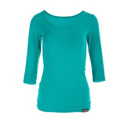 WINSHAPE 3/4-Arm Shirt WS4 in ocean green | Gr.: XS